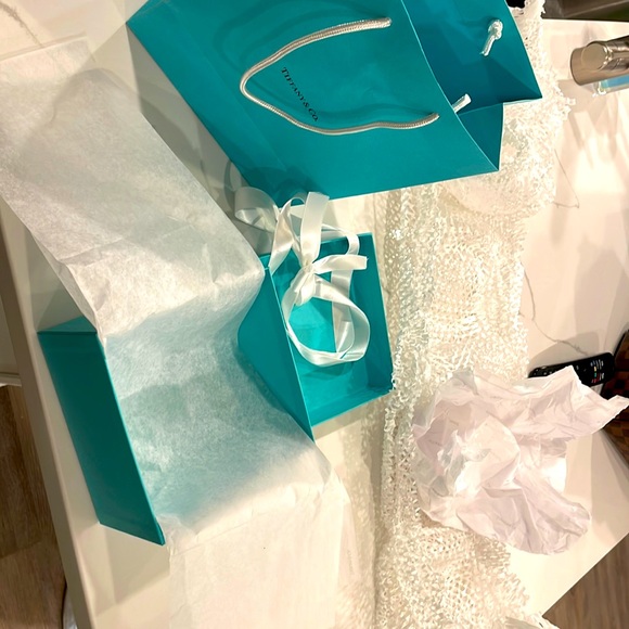Tiffany & Co. | Other | Tiffany Co Gift Bag Box Wrapping Paper Gift ...